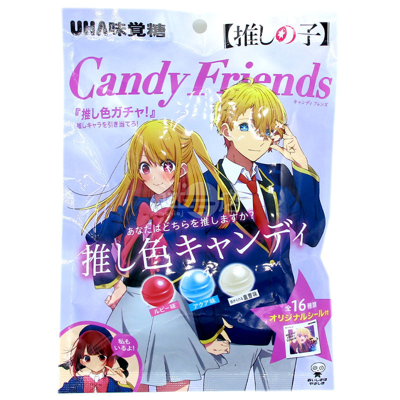 UHA味覚糖 キャンディフレンズ 推し色キャンディ 63g（個装紙込み）×12個 全16種類のオリジナルシール付き！